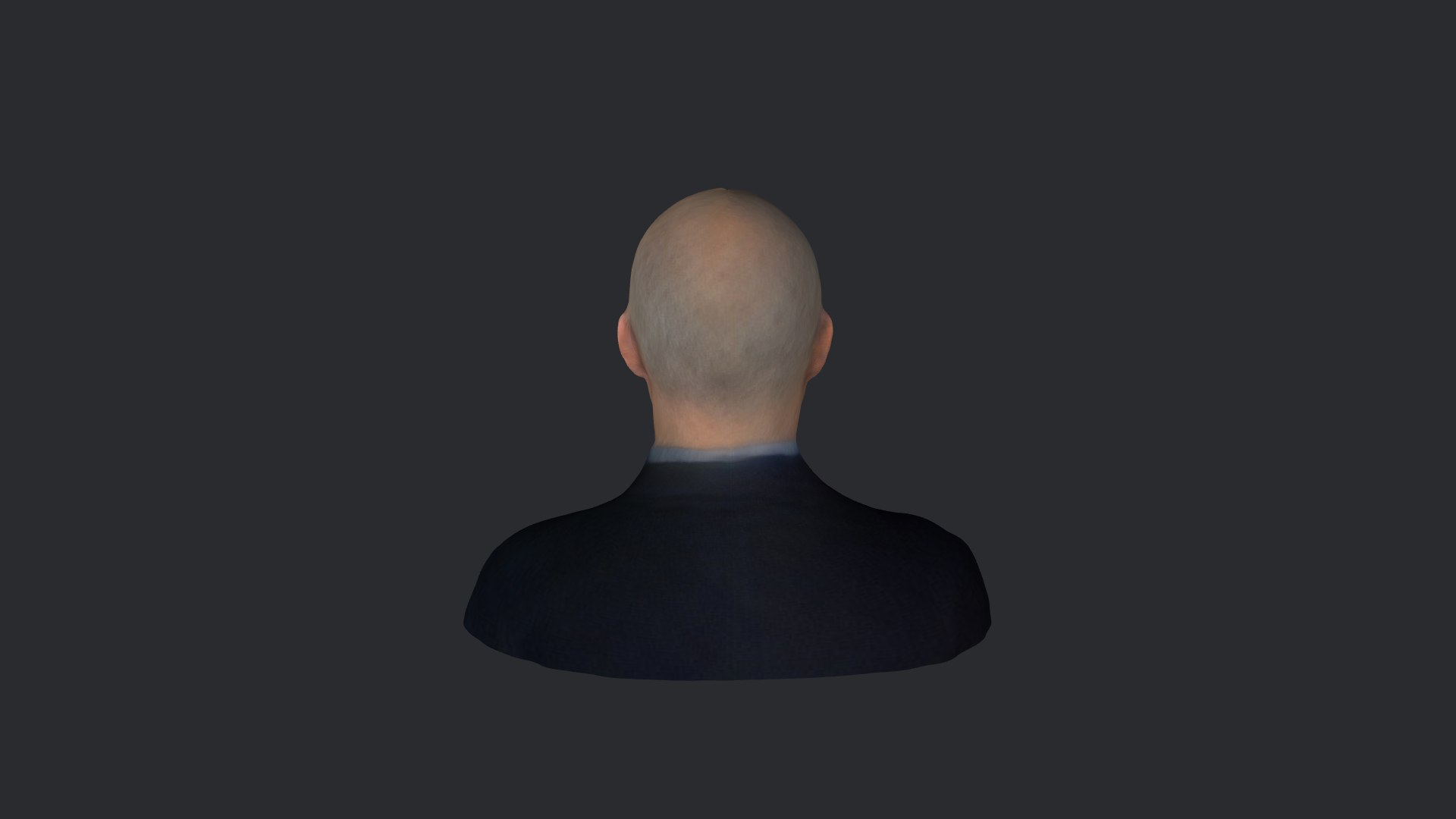 3D John Locke From Lost- Realistic Bust Head Ready 3d Model ...