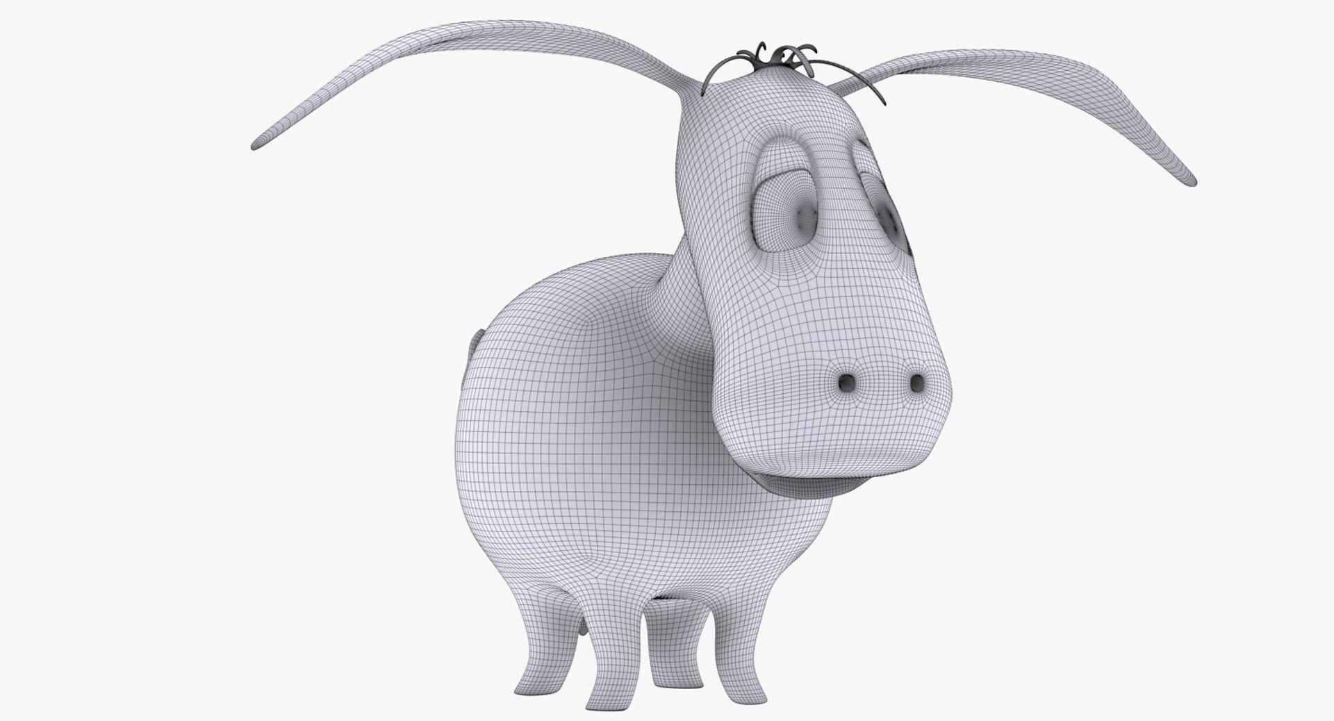 Eeyore Cartoon Winnie 3d Max