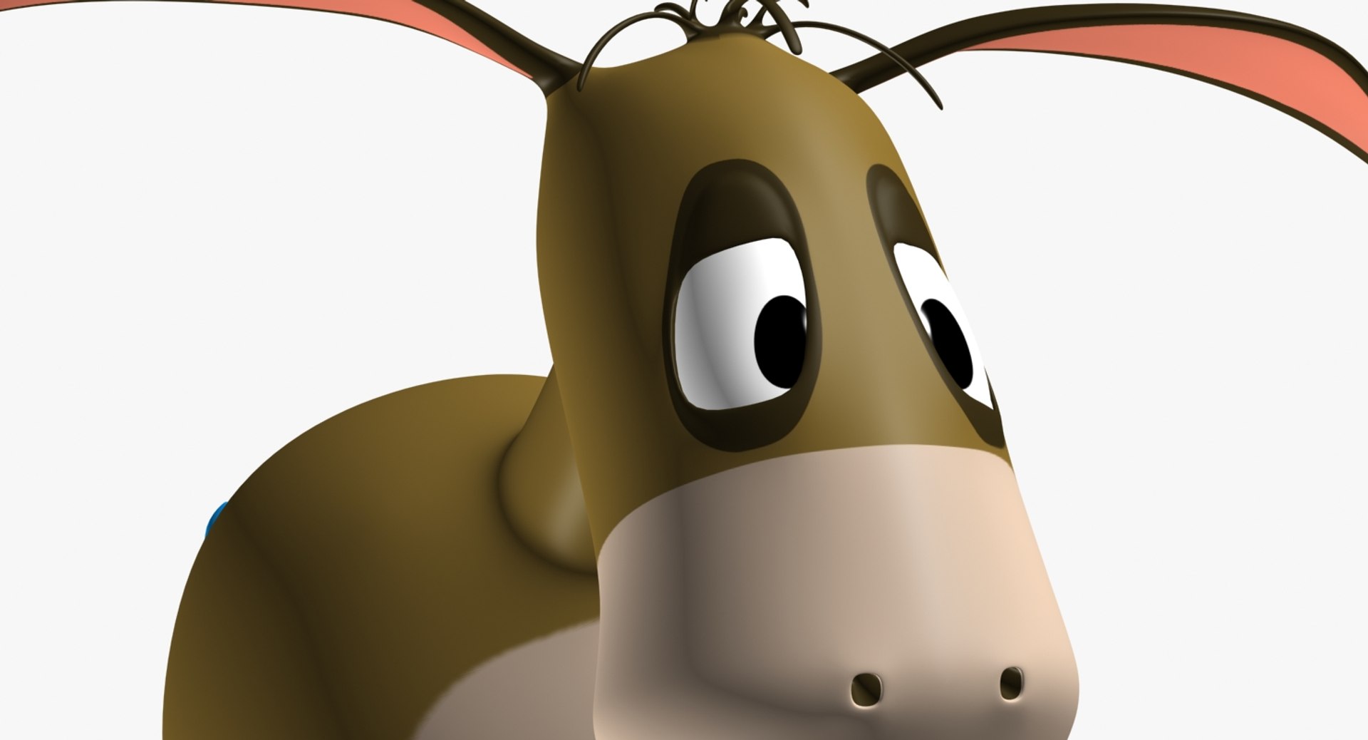 Eeyore Cartoon Winnie 3d Max