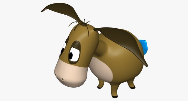 eeyore cartoon winnie 3d max