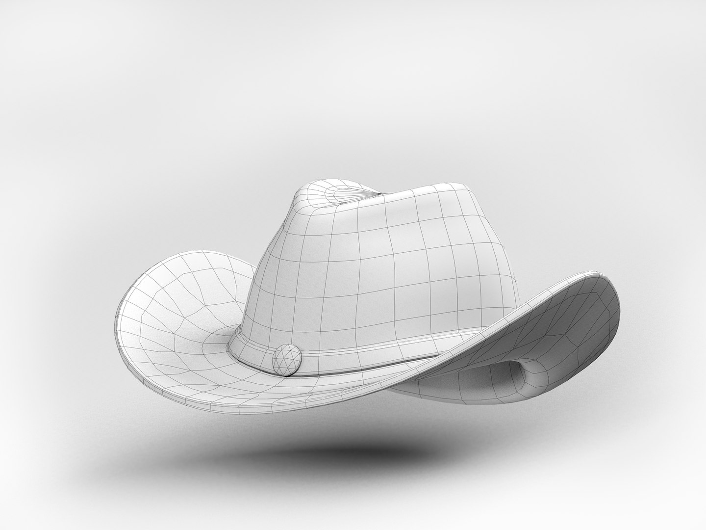 3D Cowboy hat v6 model - TurboSquid 2151706