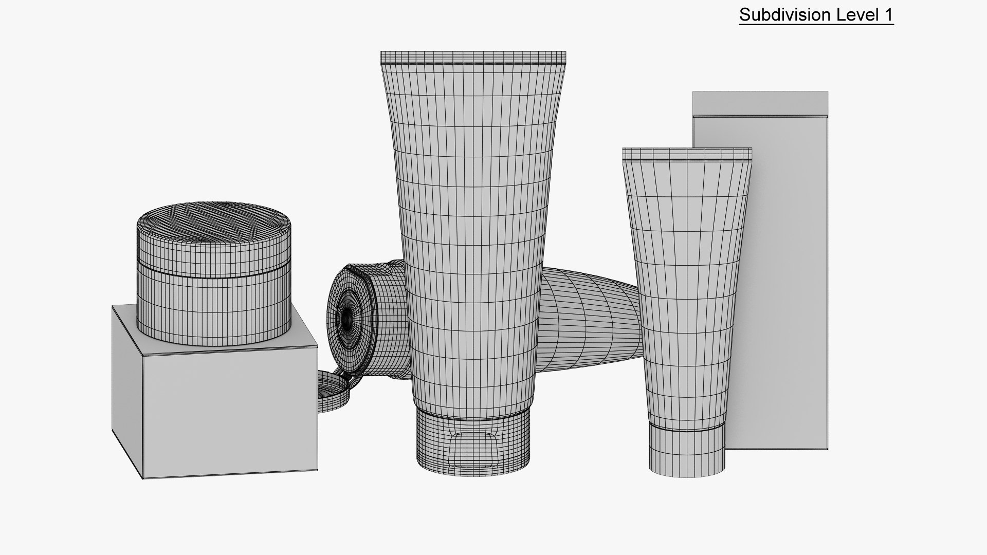 3D Creams Set 02 Model - TurboSquid 1552543
