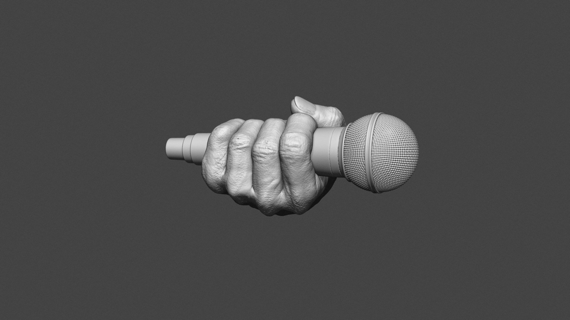 Microphone Trophy 3D Model - TurboSquid 2292259