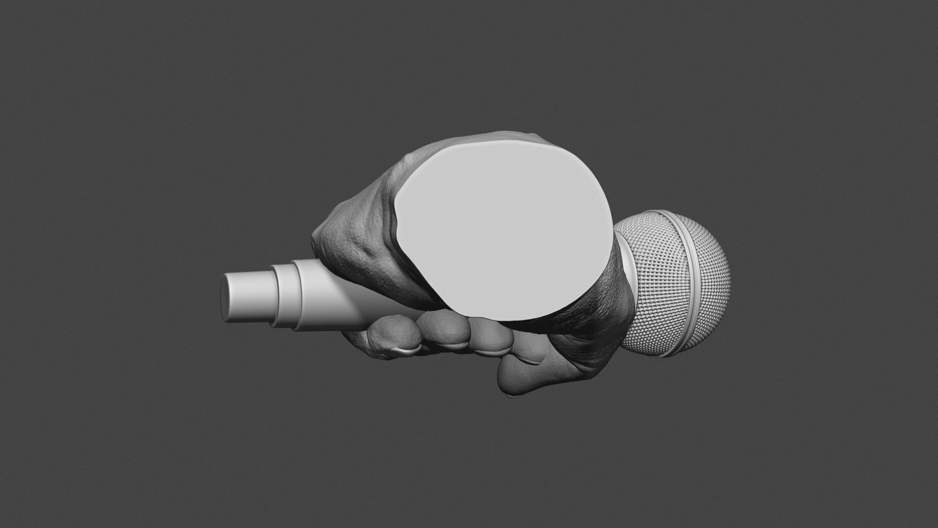 Microphone Trophy 3D Model - TurboSquid 2292259