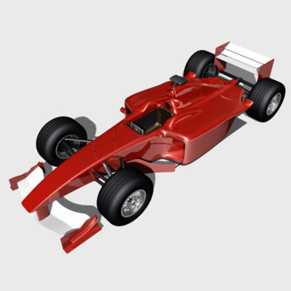 realistic formula 3d model