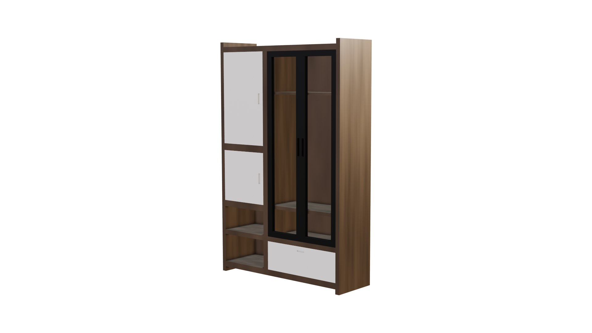 3D Wardrobe Furniture 3D Model - TurboSquid 2024147