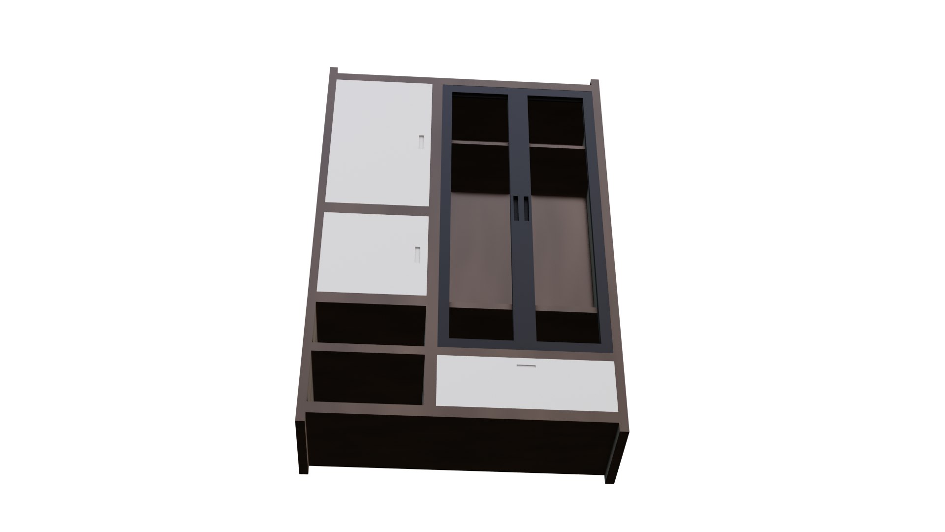 3D Wardrobe Furniture 3D Model - TurboSquid 2024147