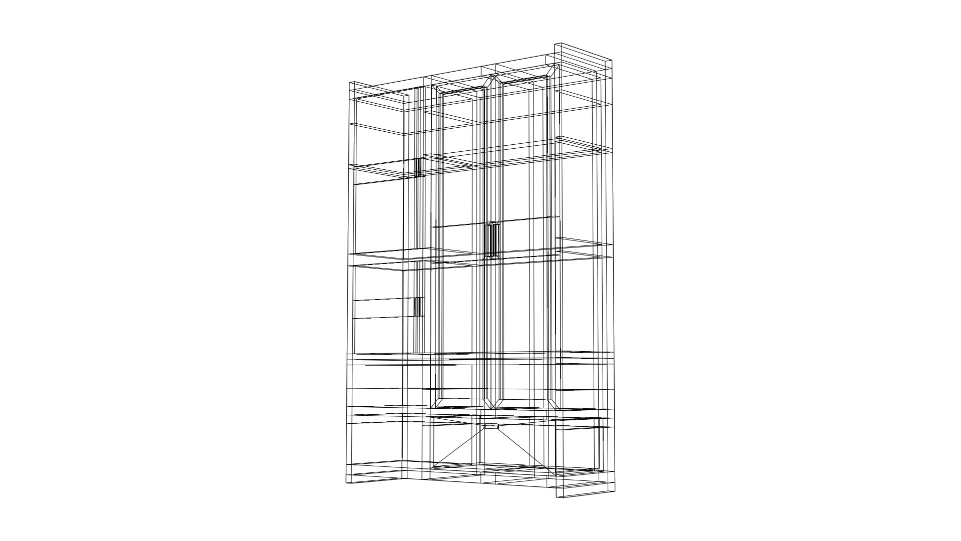 3D Wardrobe Furniture 3D Model - TurboSquid 2024147