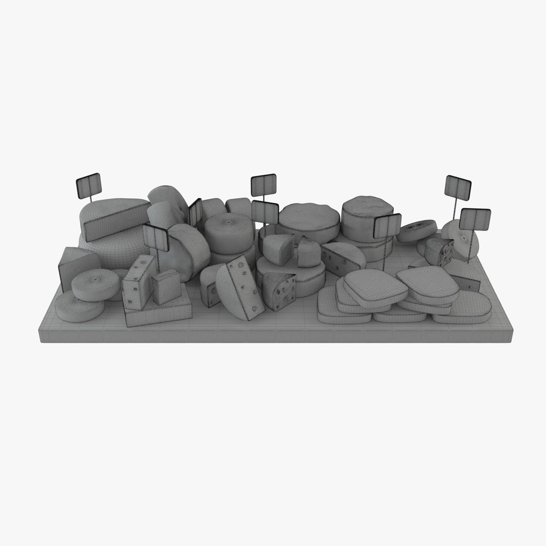 3D cheese model - TurboSquid 1186213