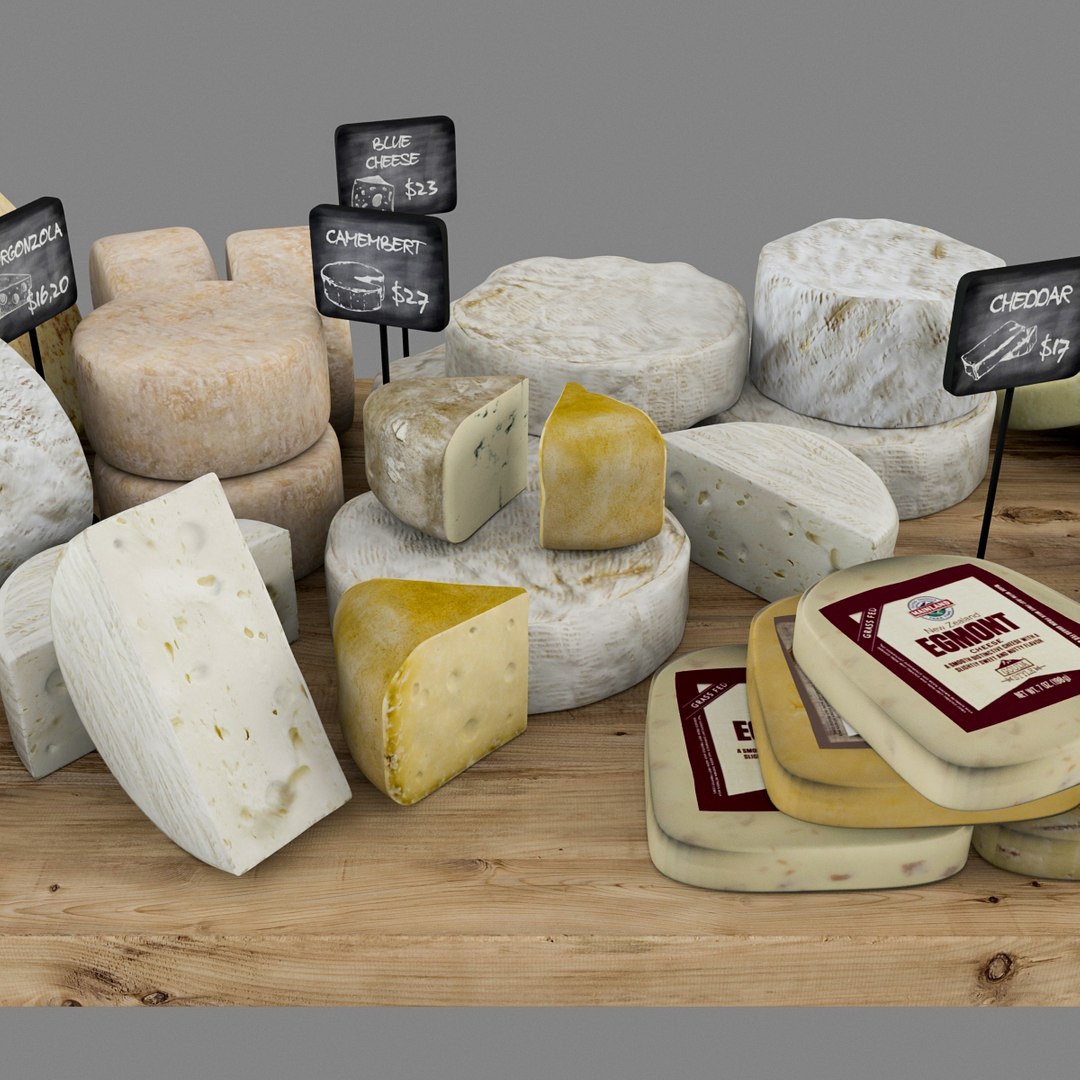3D cheese model - TurboSquid 1186213