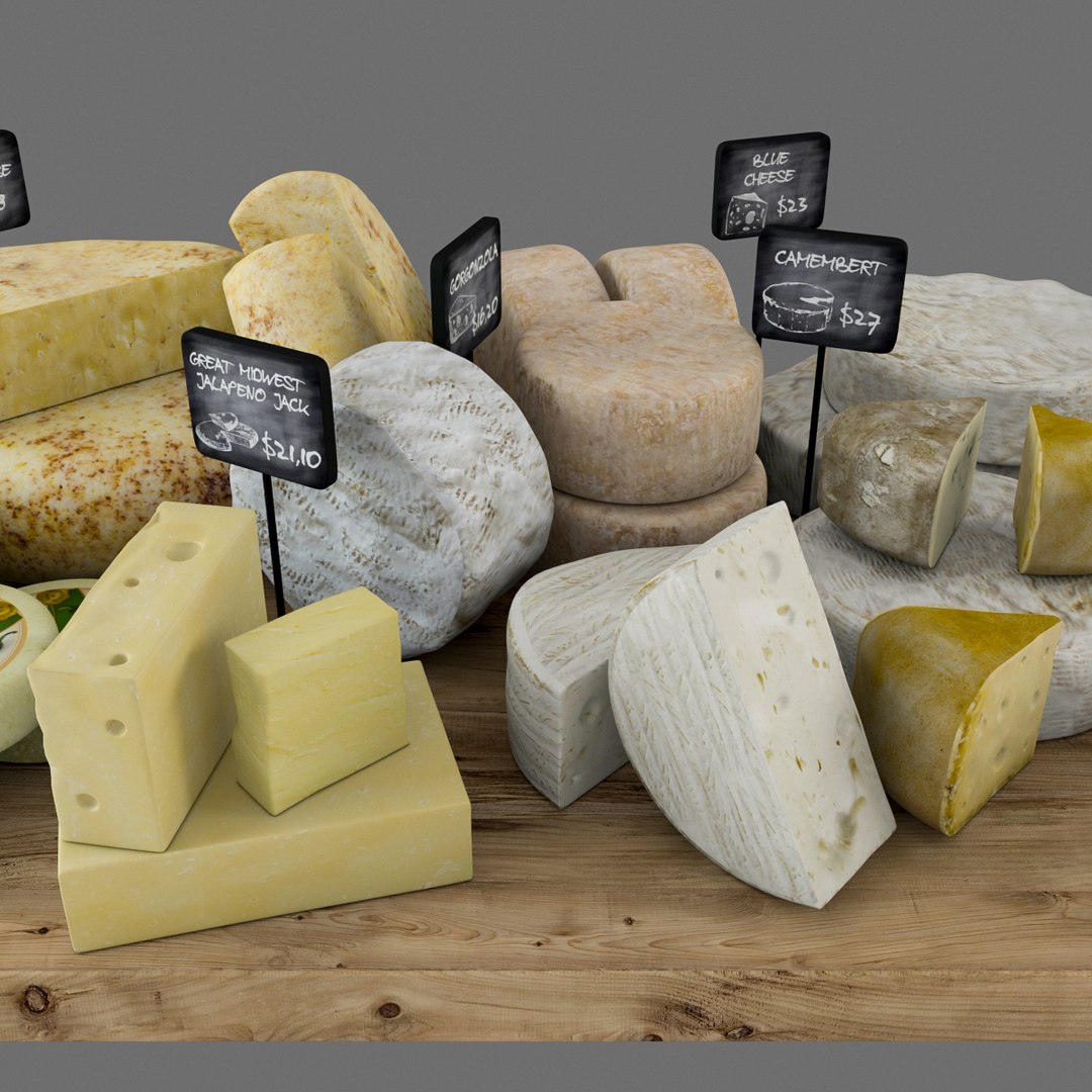 3D cheese model - TurboSquid 1186213