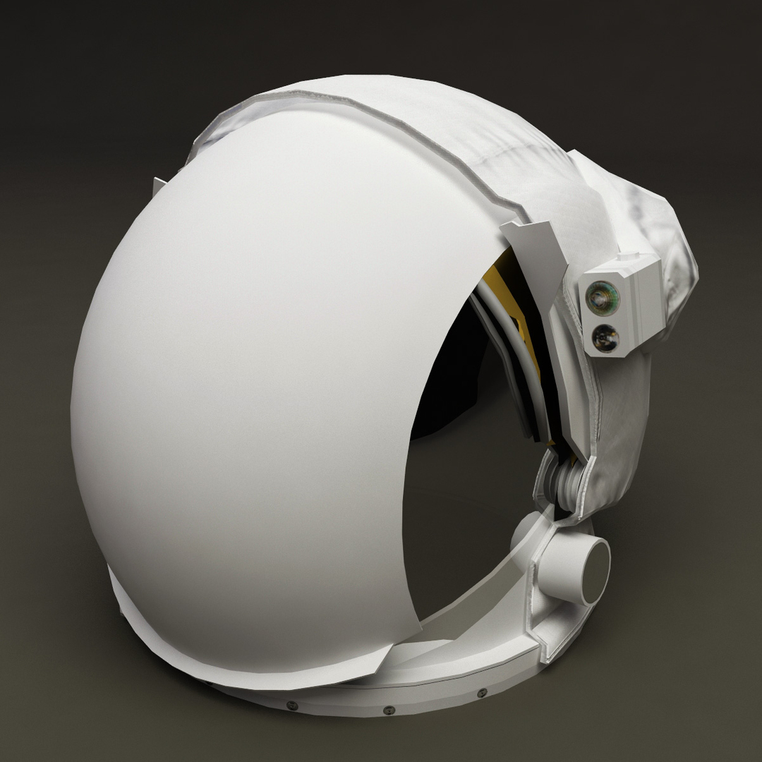 nasa space helmet 3d model