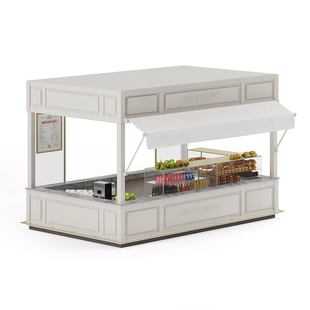 3D Food Stall - TurboSquid 1442973