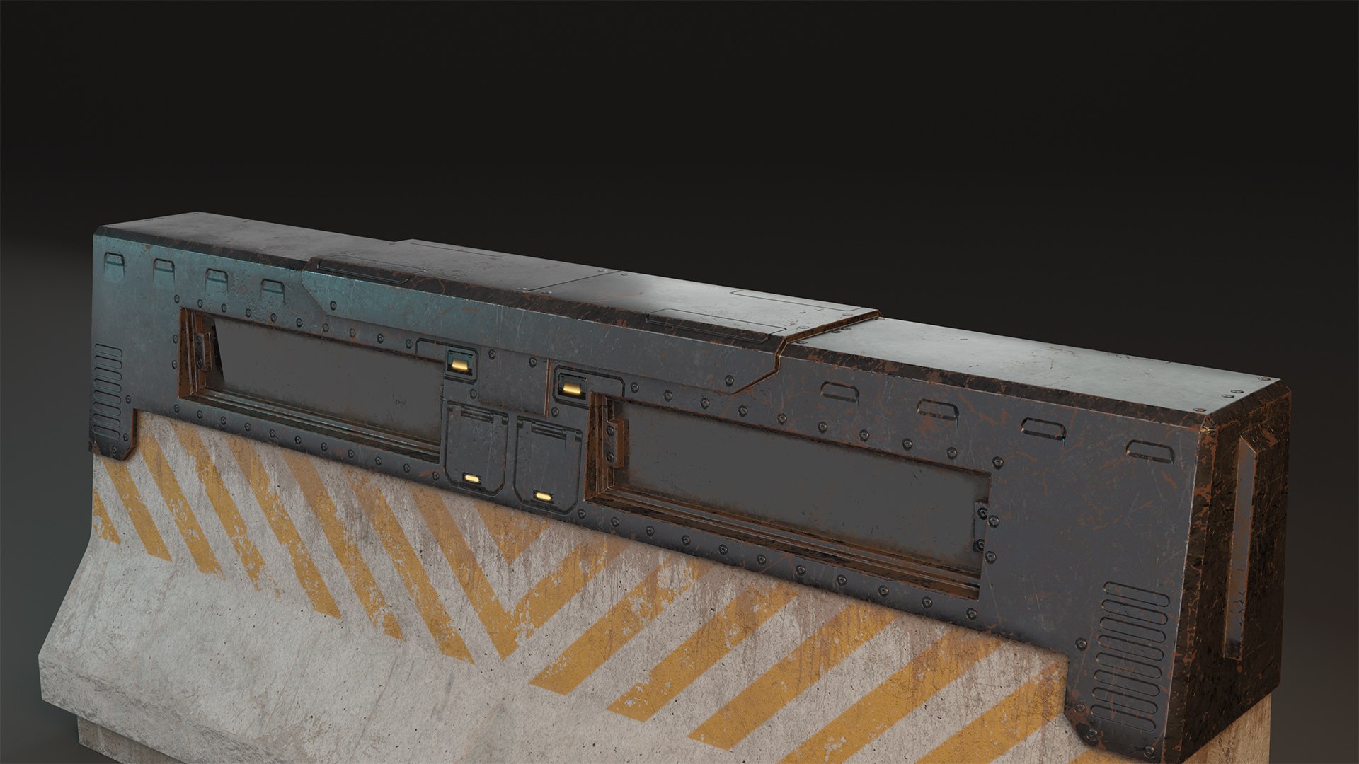 3D Cyber Barrier - TurboSquid 2074291