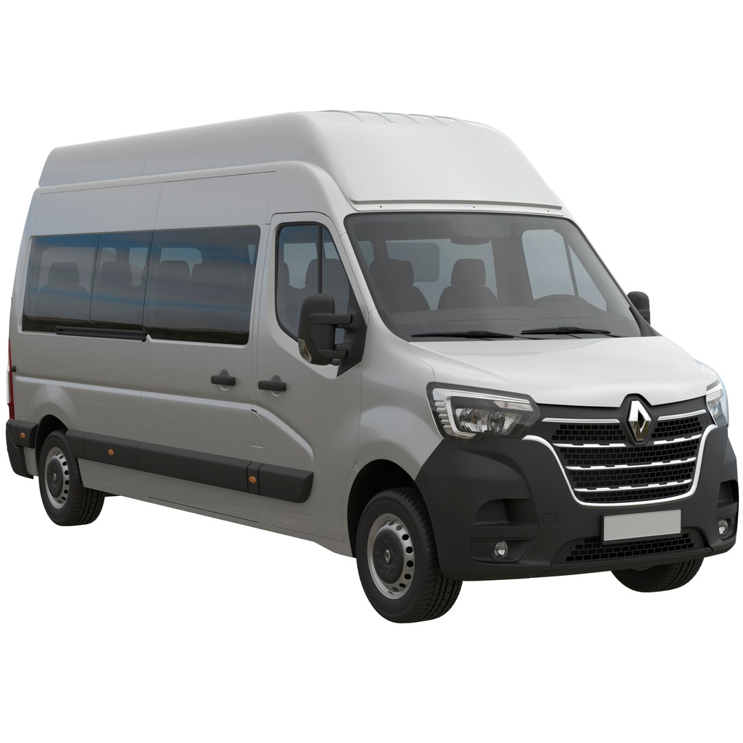 3D Renault Master 2020 Passenger L3H3 - TurboSquid 1915332