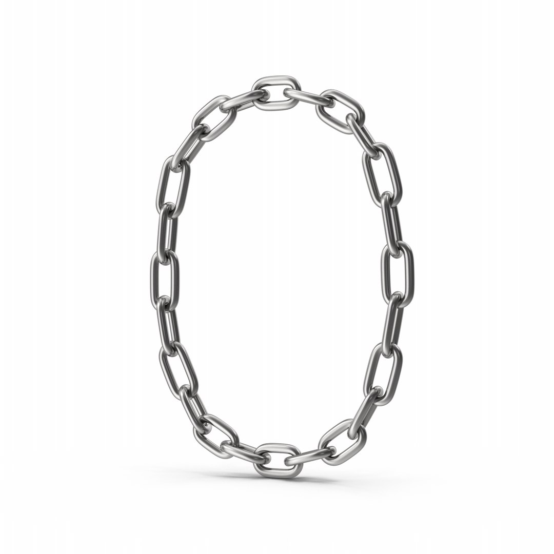 Chain Letter O 3D model - TurboSquid 2024679