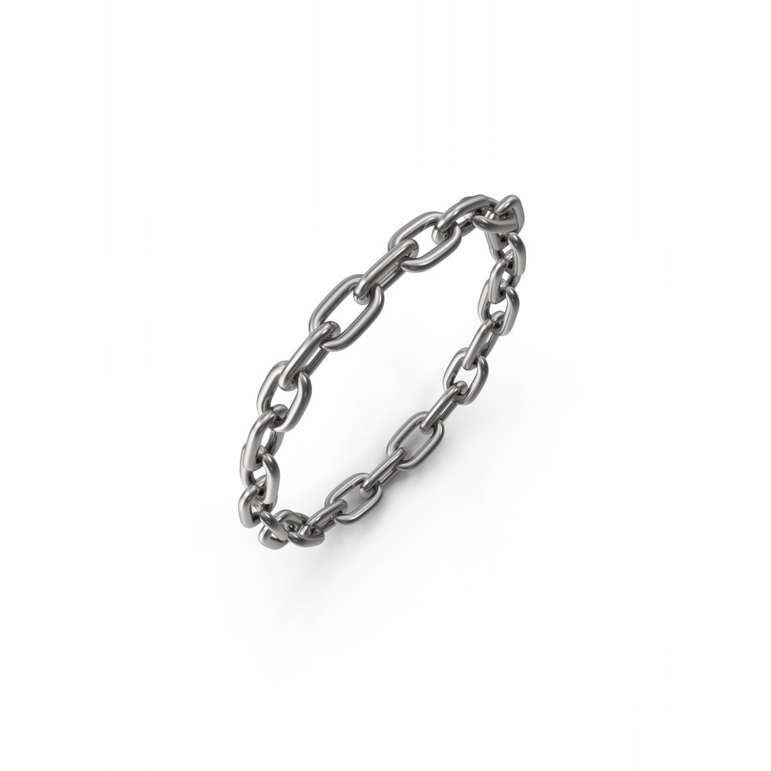 Chain Letter O 3D model - TurboSquid 2024679