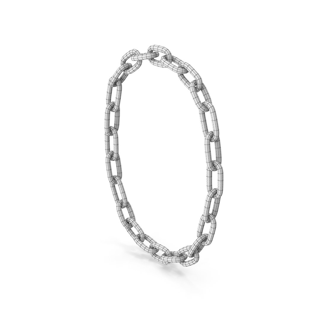 Chain Letter O 3D model - TurboSquid 2024679