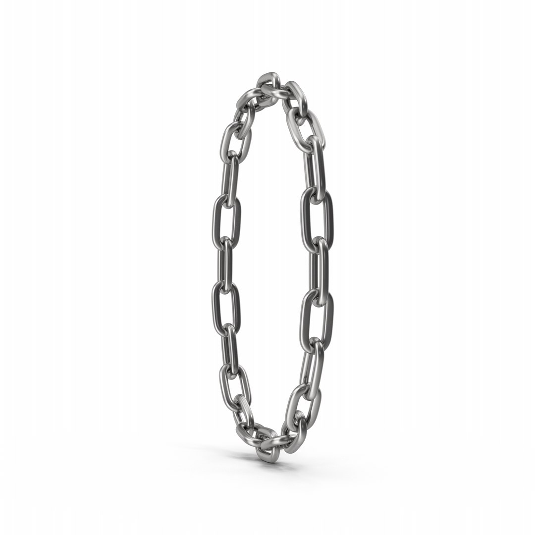 Chain Letter O 3D model - TurboSquid 2024679