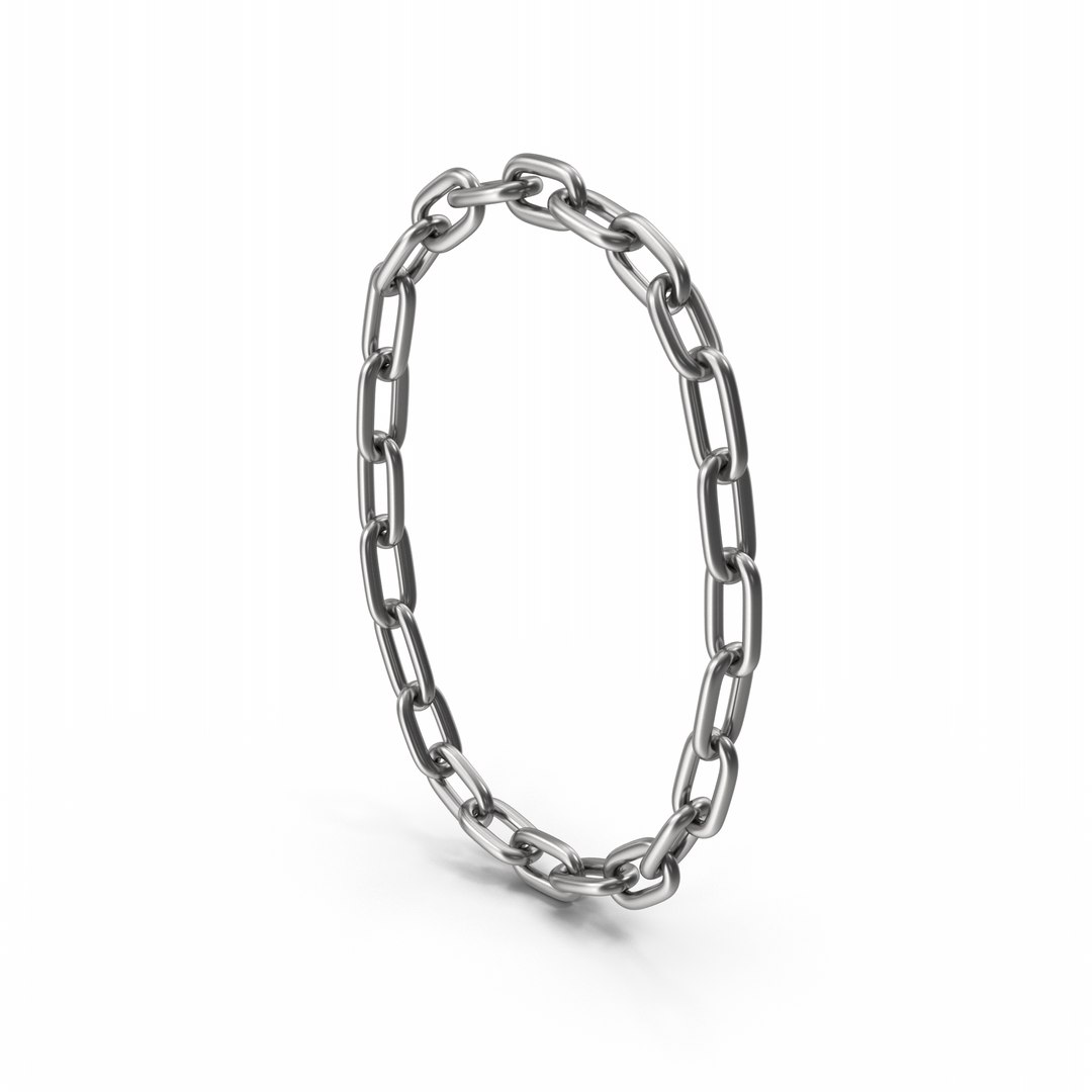 Chain Letter O 3D model - TurboSquid 2024679