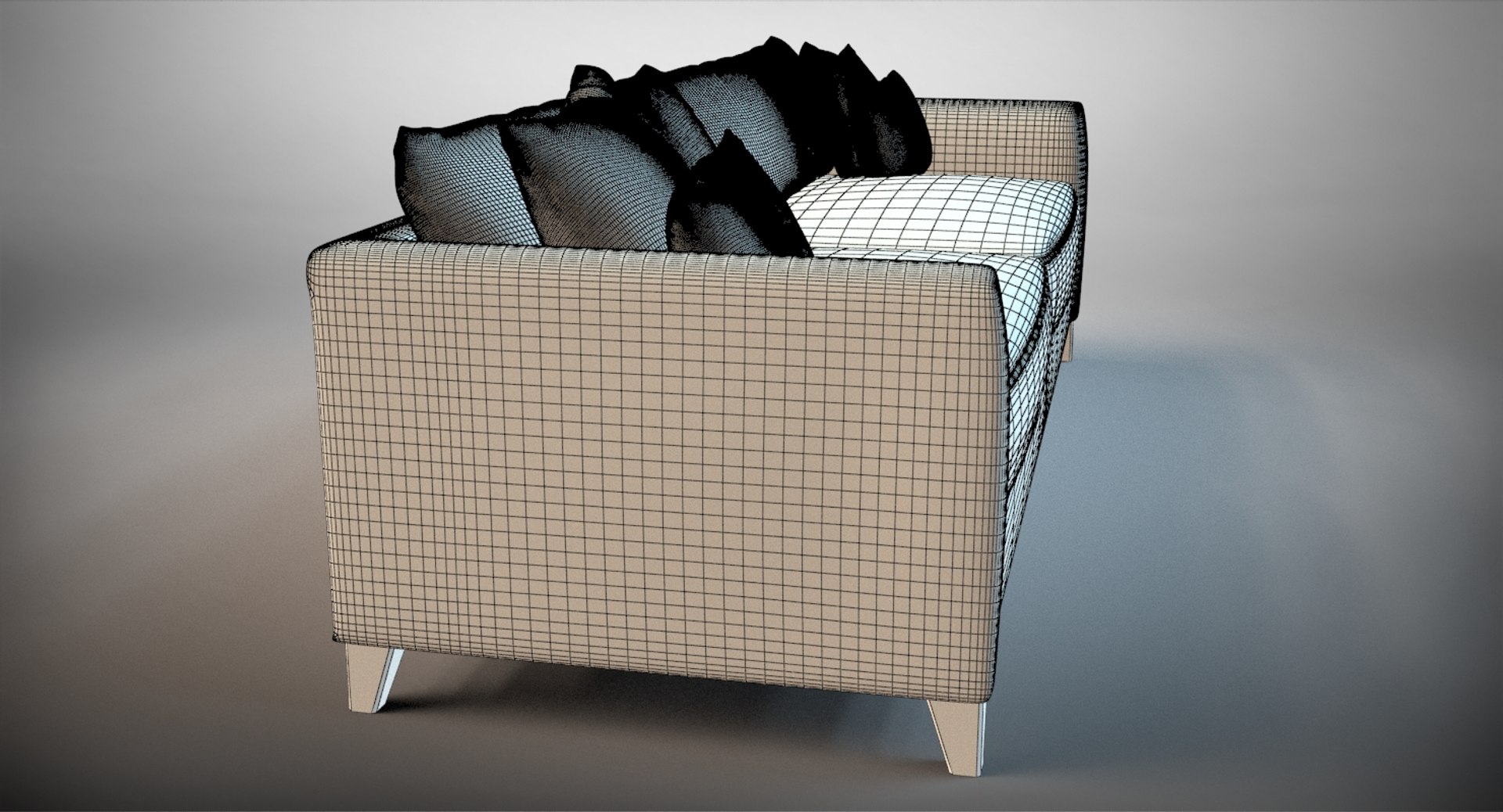 3d Lounge Sofa Model