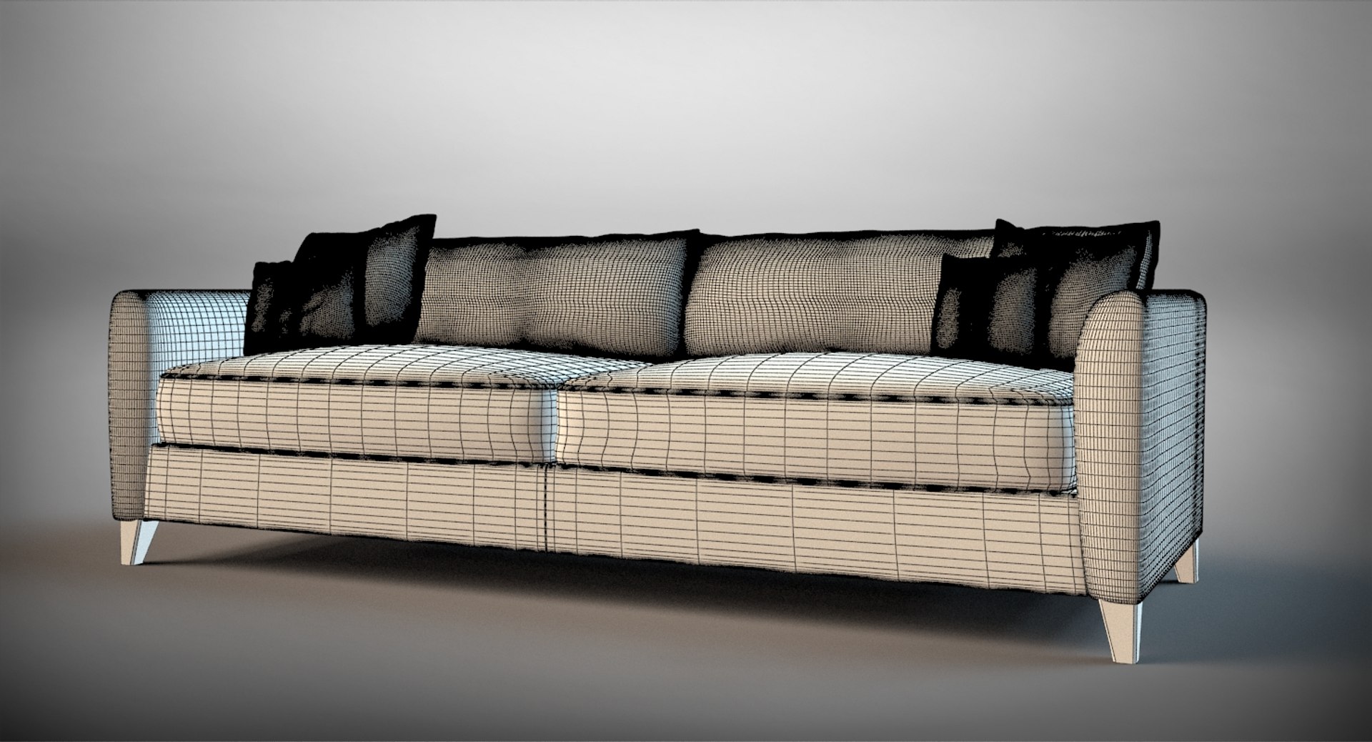 3d Lounge Sofa Model