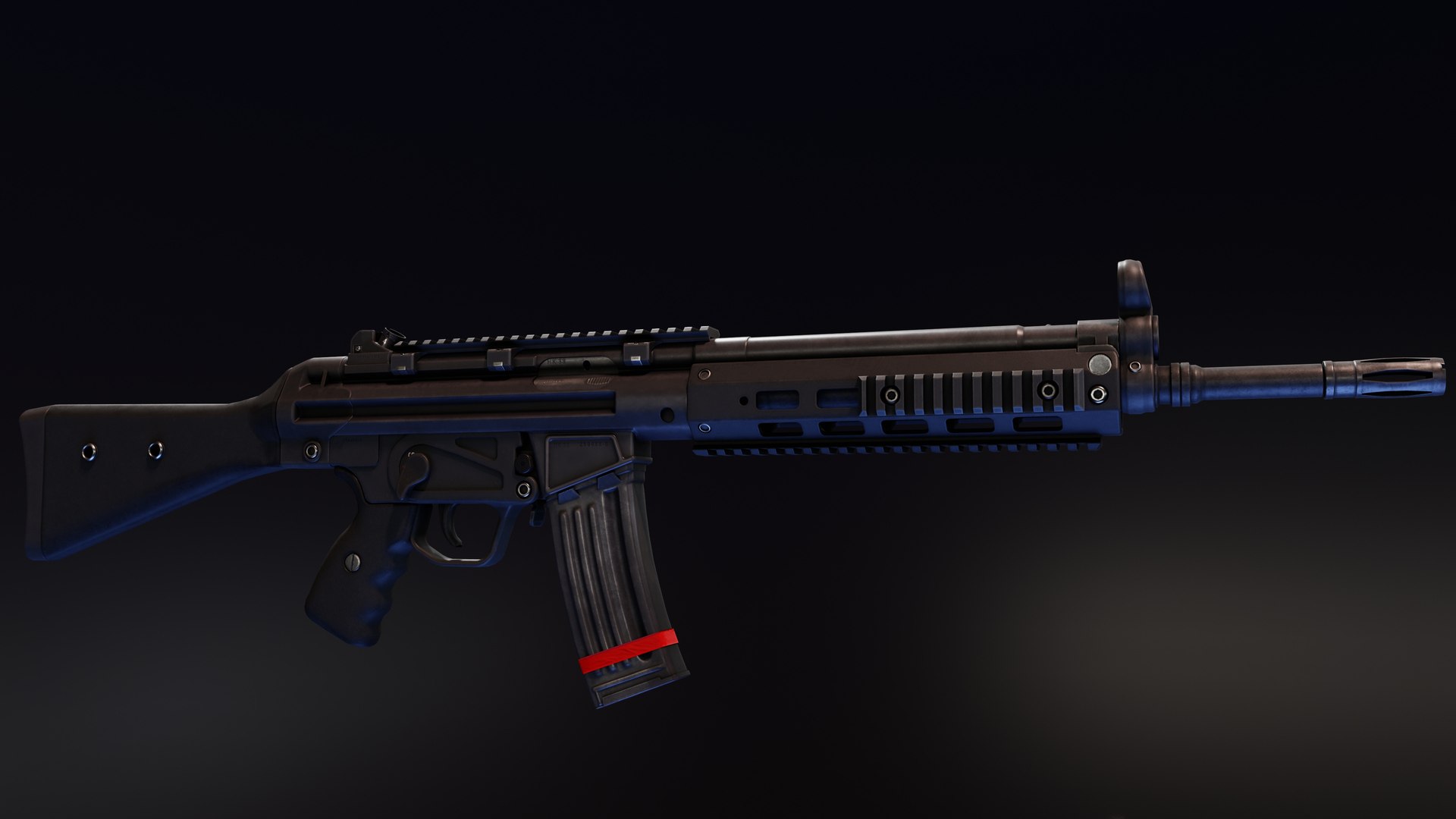 HK33突击步枪3D模型 - TurboSquid 2038483