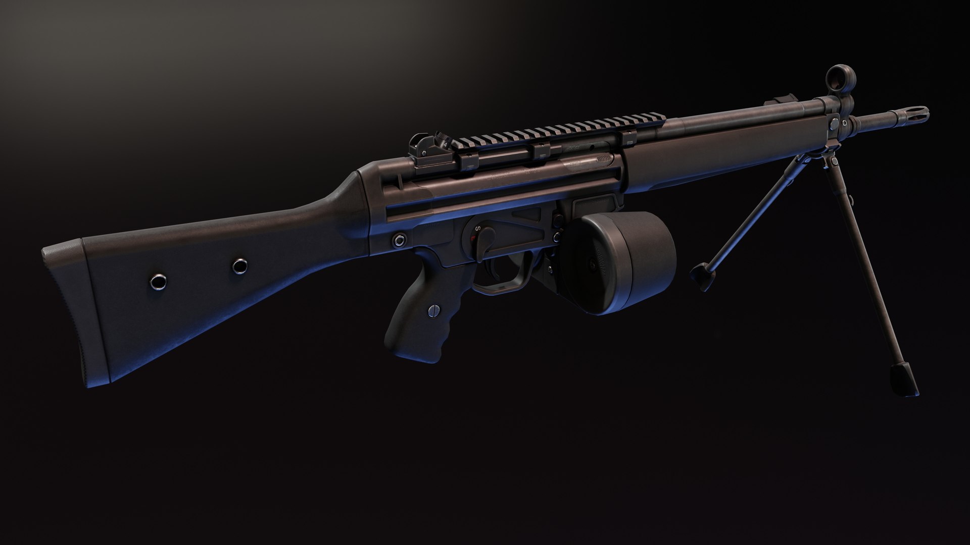 3D Model HK33 Assault Rifle - TurboSquid 2038483