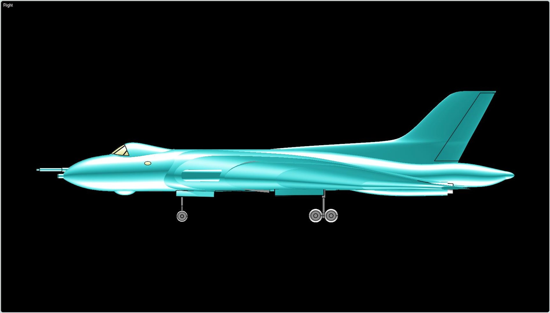 3d Avro Vulcan Solid Assembly