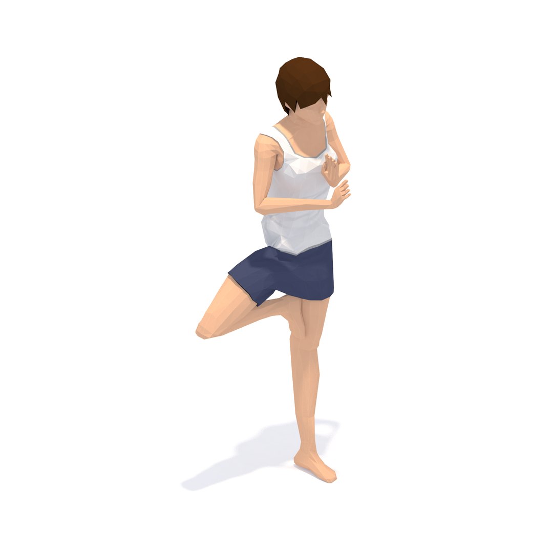 Animations exercise yoga woman 3D - TurboSquid 1707799