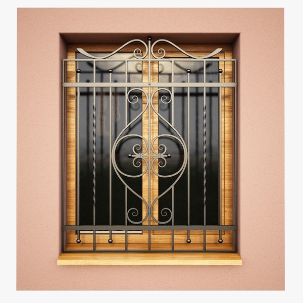 Window Bars 3D Models for Download | TurboSquid