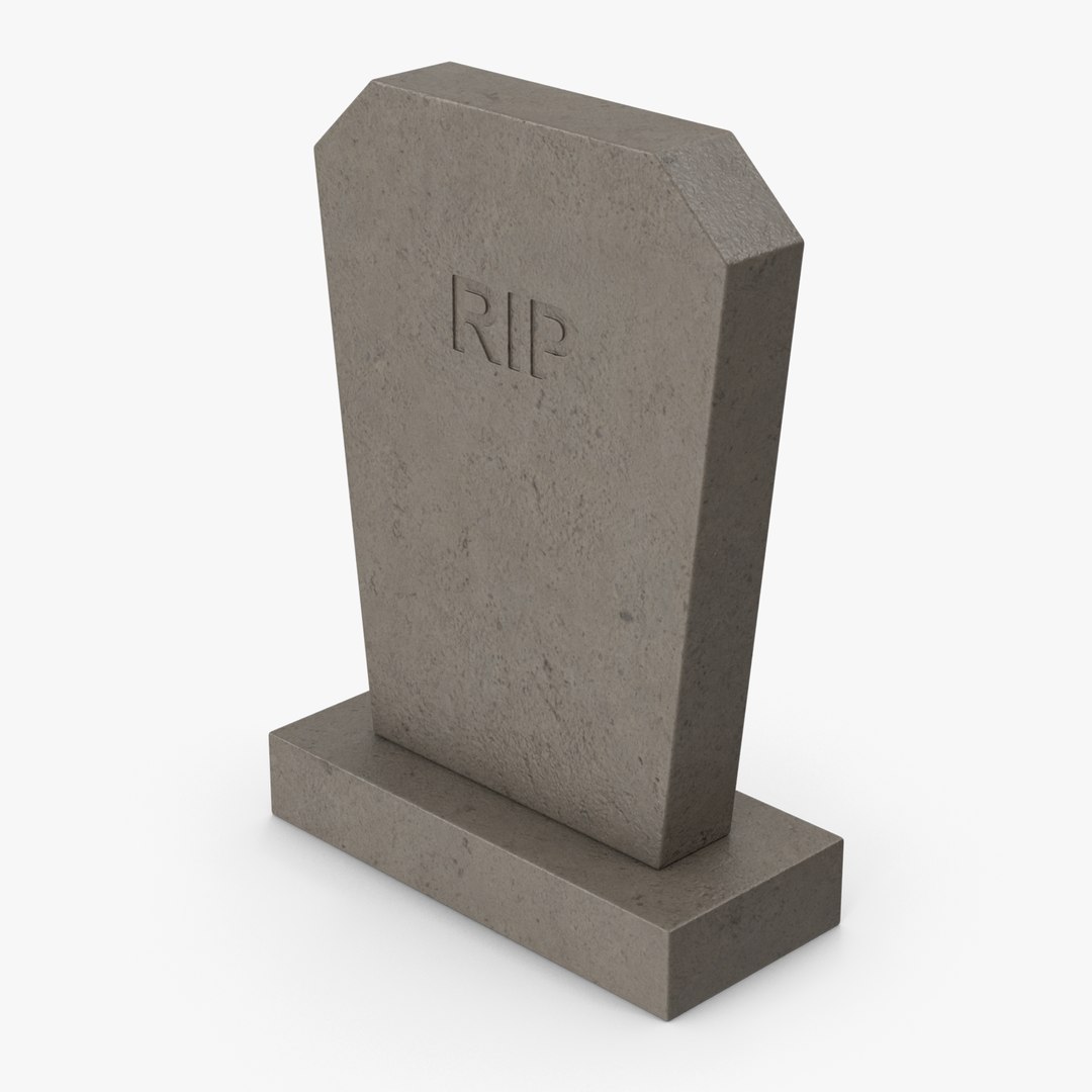 3D Grave Stone - TurboSquid 1859114