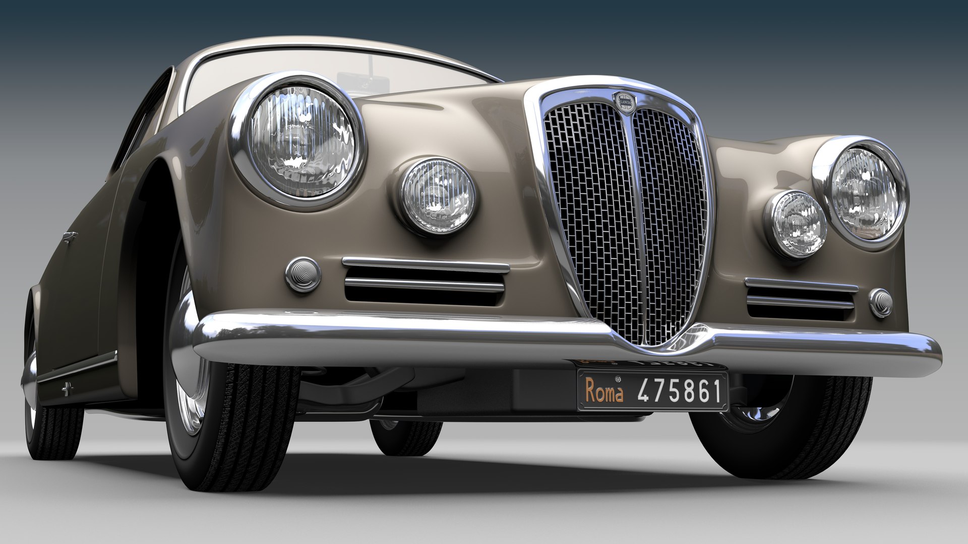 3D Lancia Aurelia B20 GT Series III 1953 Model - TurboSquid 2028188