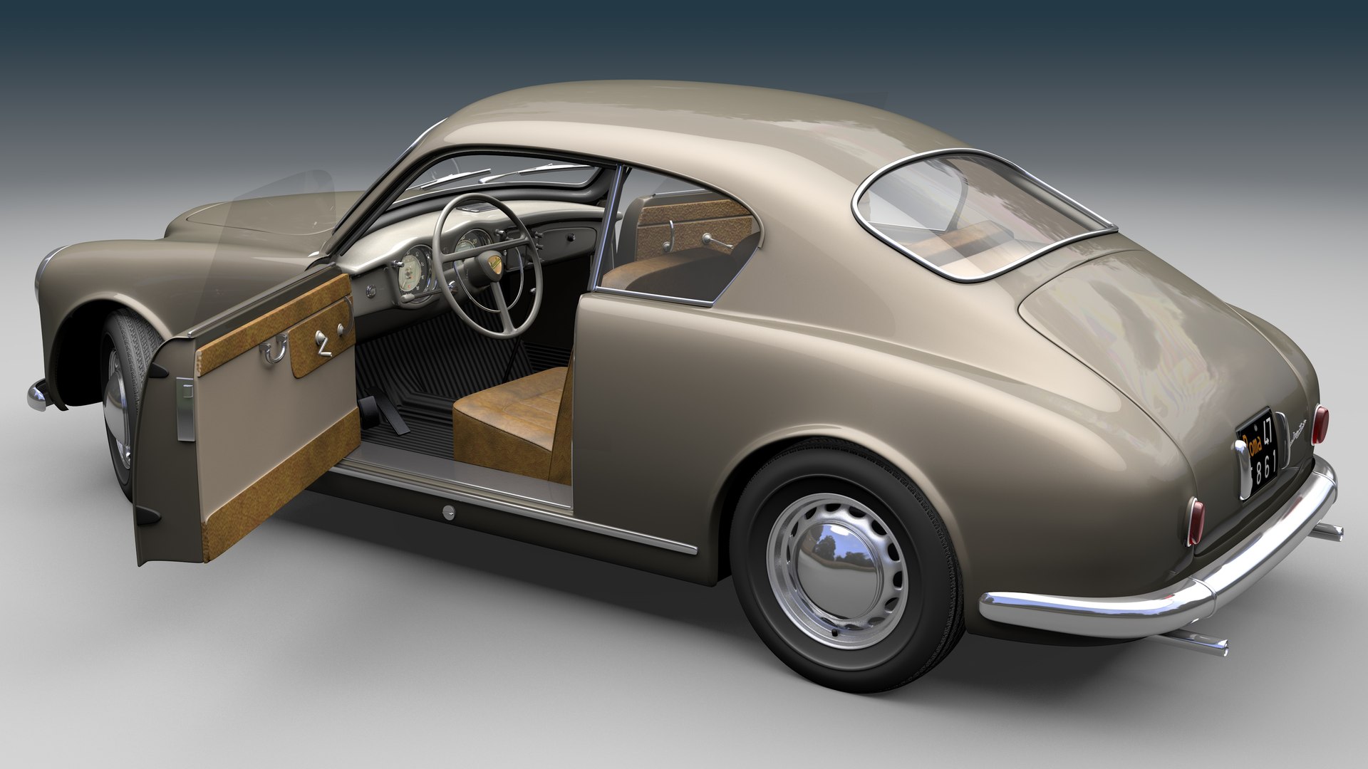 3D Lancia Aurelia B20 GT Series III 1953 Model - TurboSquid 2028188