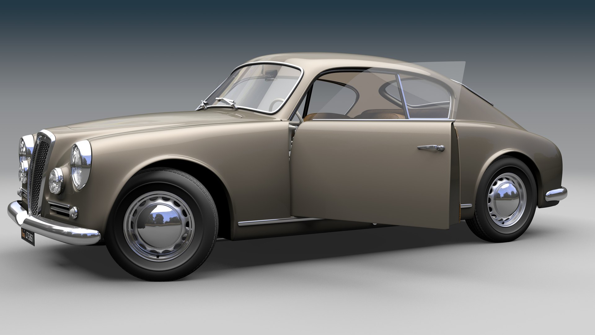 3D Lancia Aurelia B20 GT Series III 1953 Model - TurboSquid 2028188
