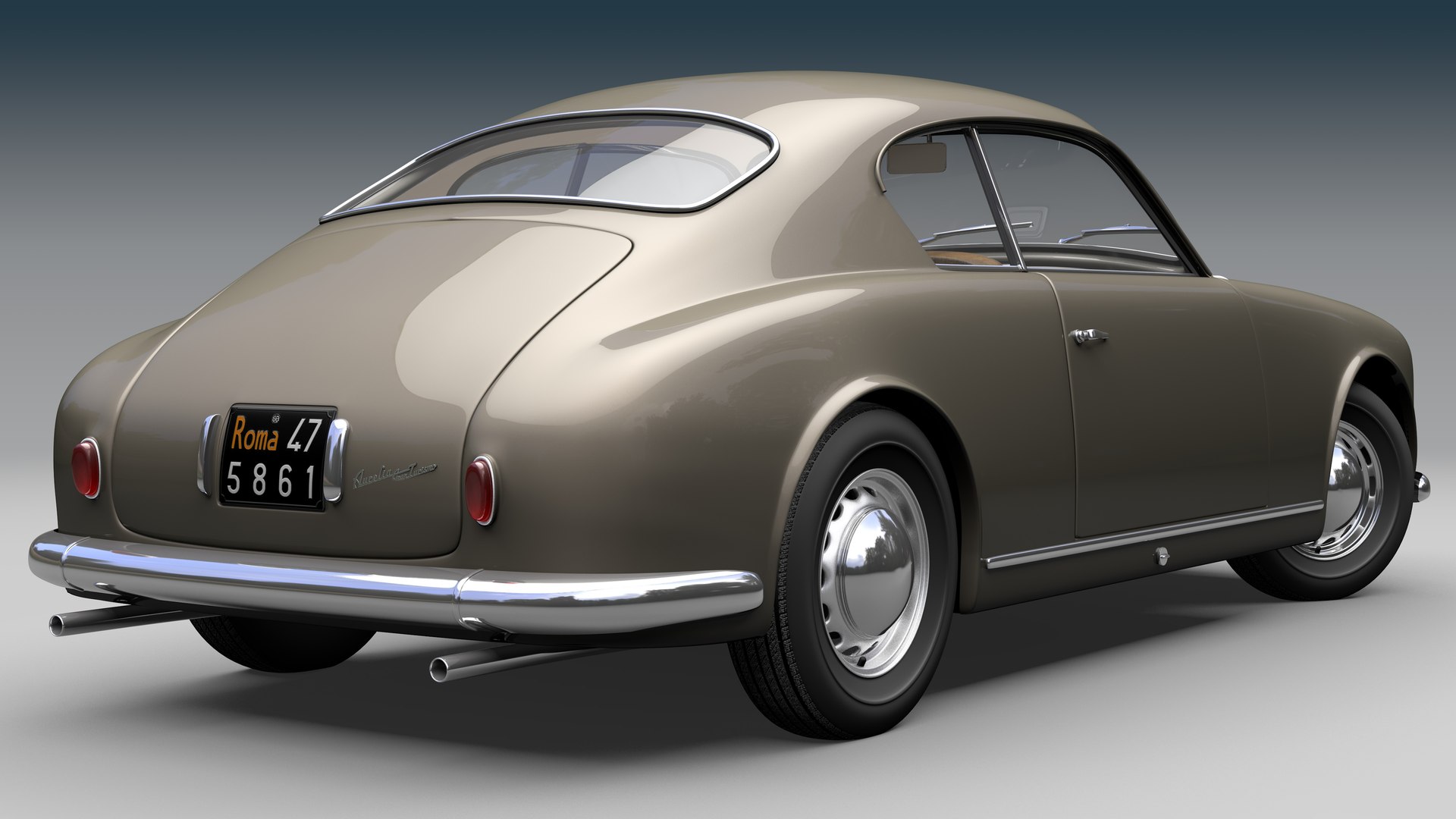 3D Lancia Aurelia B20 GT Series III 1953 Model - TurboSquid 2028188