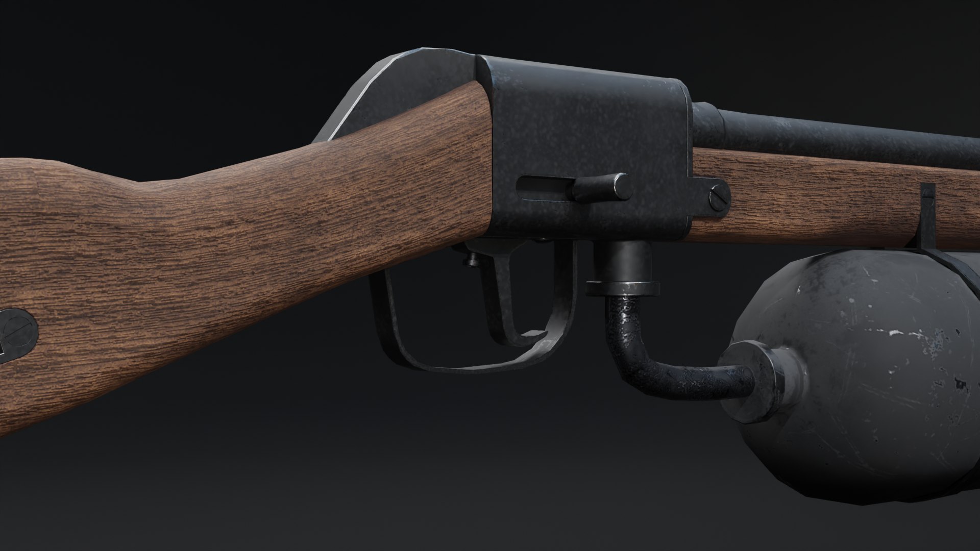 Flamethrower Low-poly Model - TurboSquid 2102228