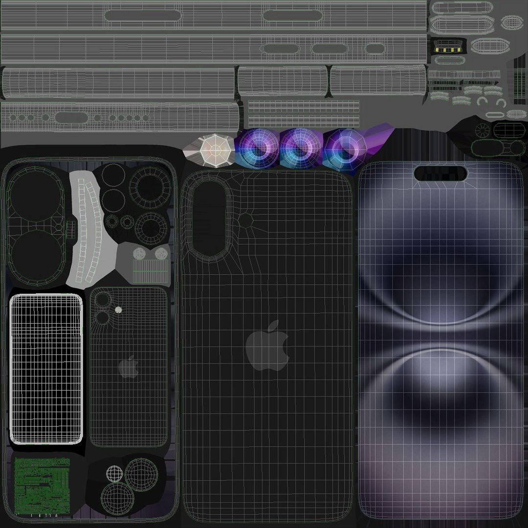 3D Apple IPhone 16 Black - TurboSquid 2283950