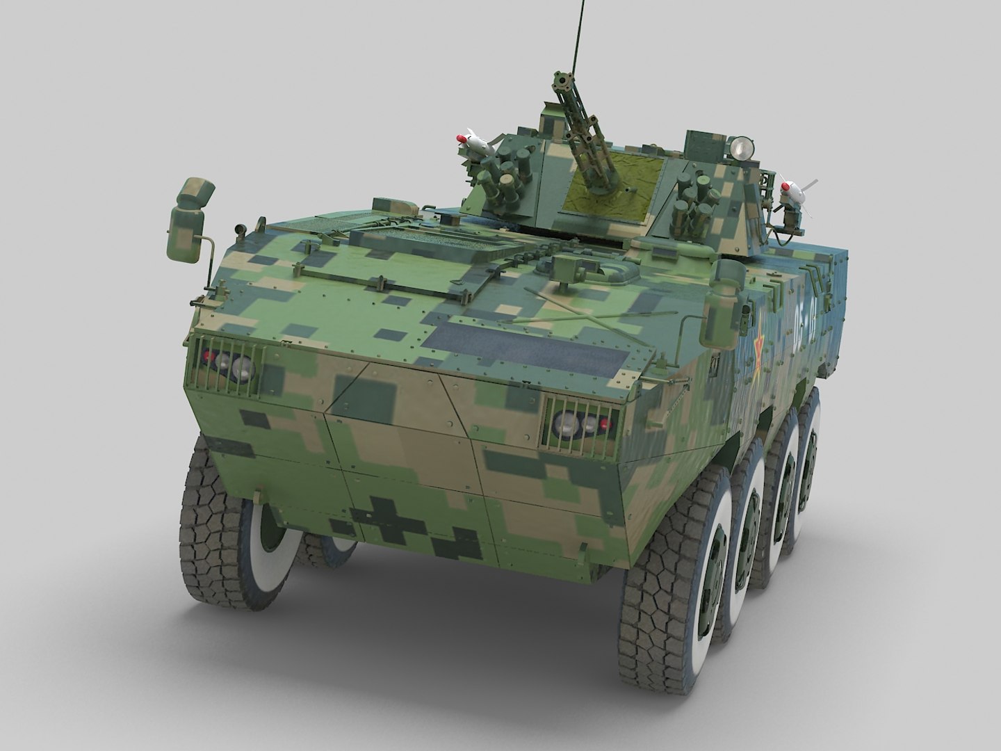 Pla Zbl-09 Snow Leopard 3d Max