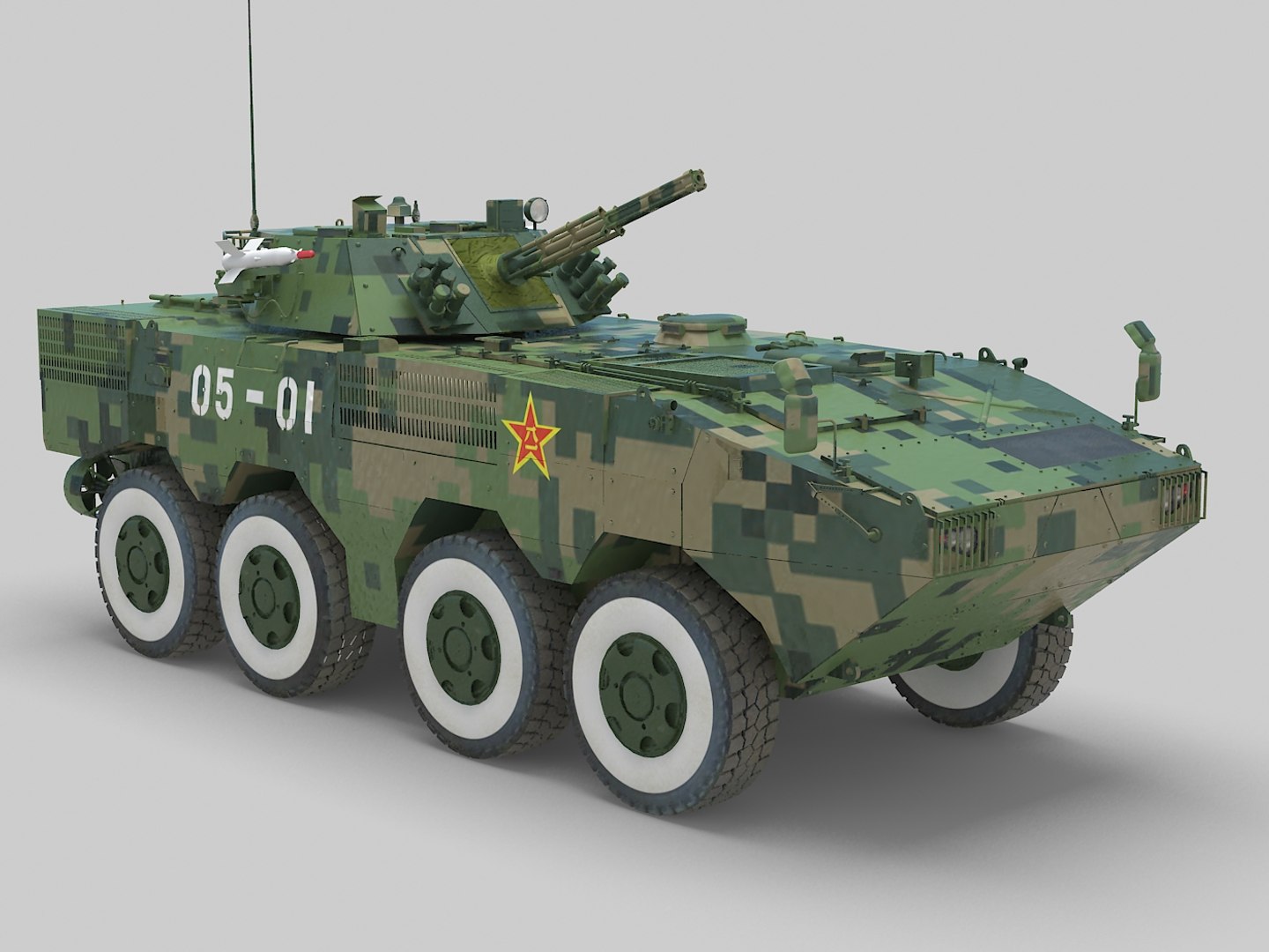 Pla Zbl-09 Snow Leopard 3d Max