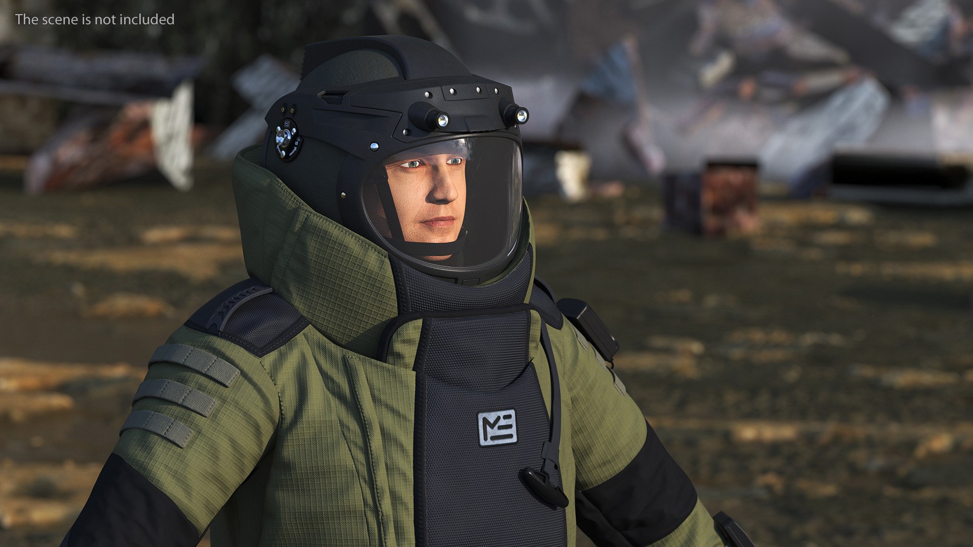 EOD 10 Bomb Suit Rigged 3D - TurboSquid 2152768