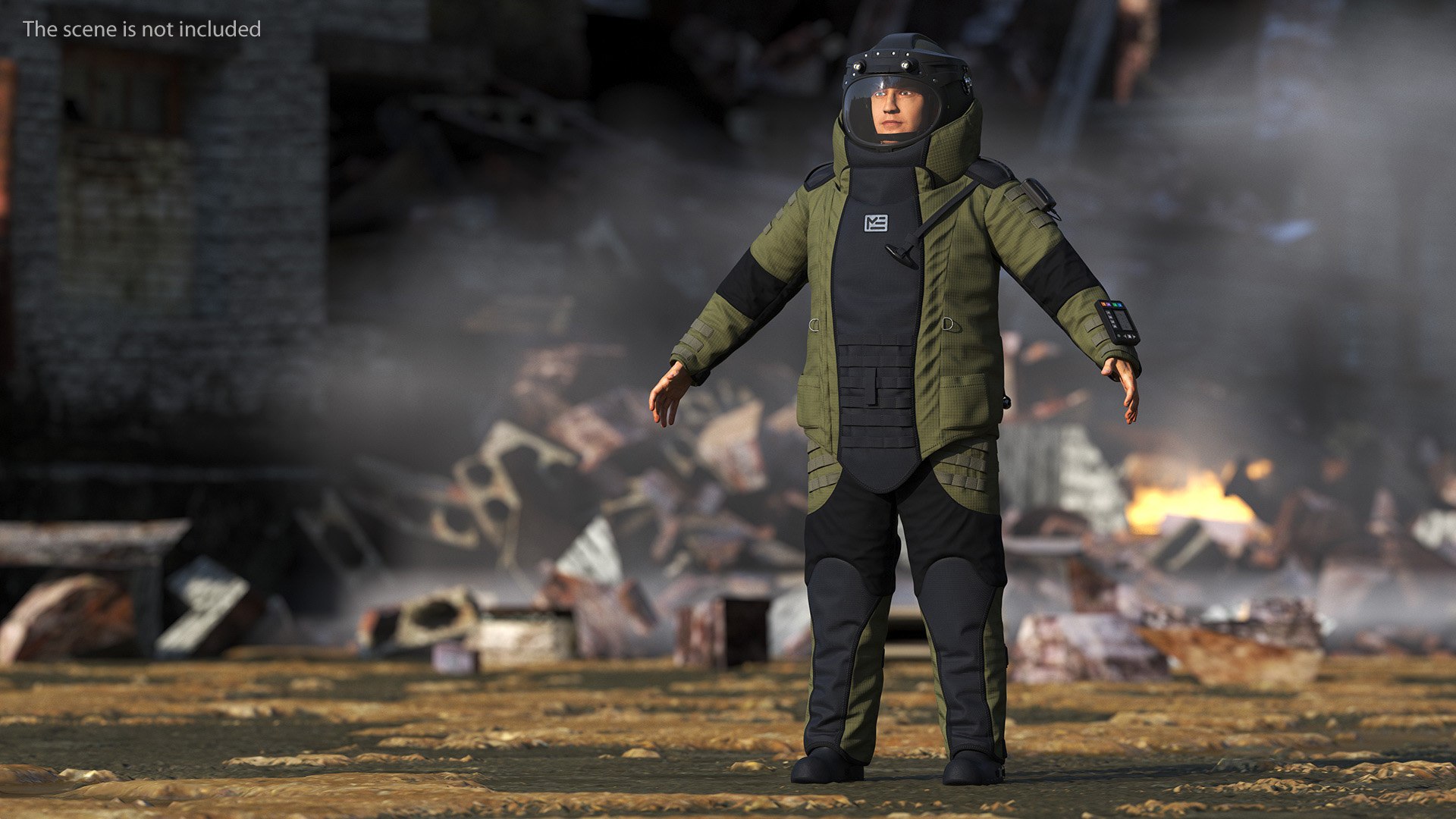 EOD 10 Bomb Suit Rigged 3D - TurboSquid 2152768