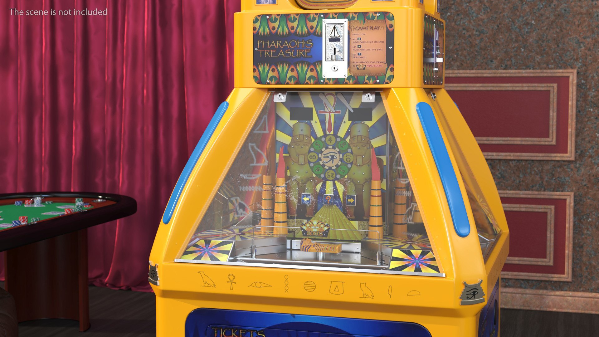 Pharaoh Treasure Game Off 3D Model - TurboSquid 2320382