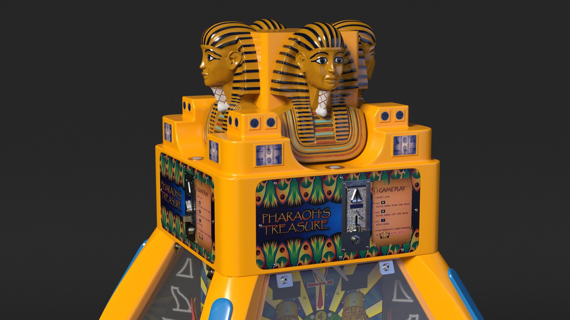 Pharaoh Treasure Game Off 3D Model - TurboSquid 2320382