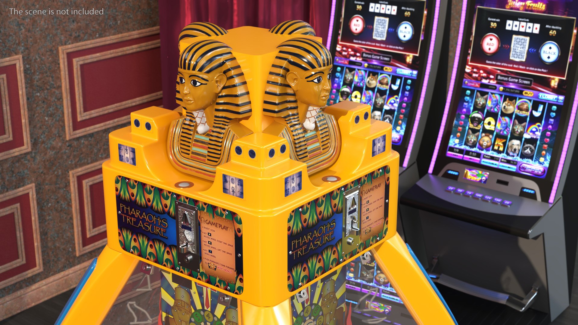 Pharaoh Treasure Game Off 3D Model - TurboSquid 2320382