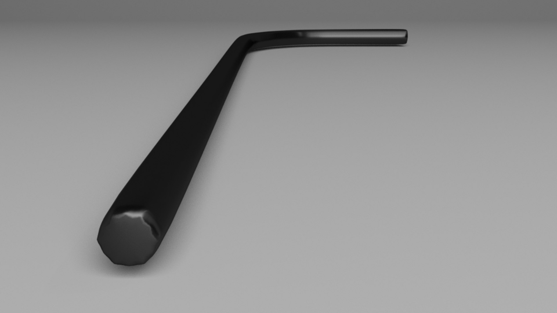 3D hex key 4 mm - TurboSquid 1591374