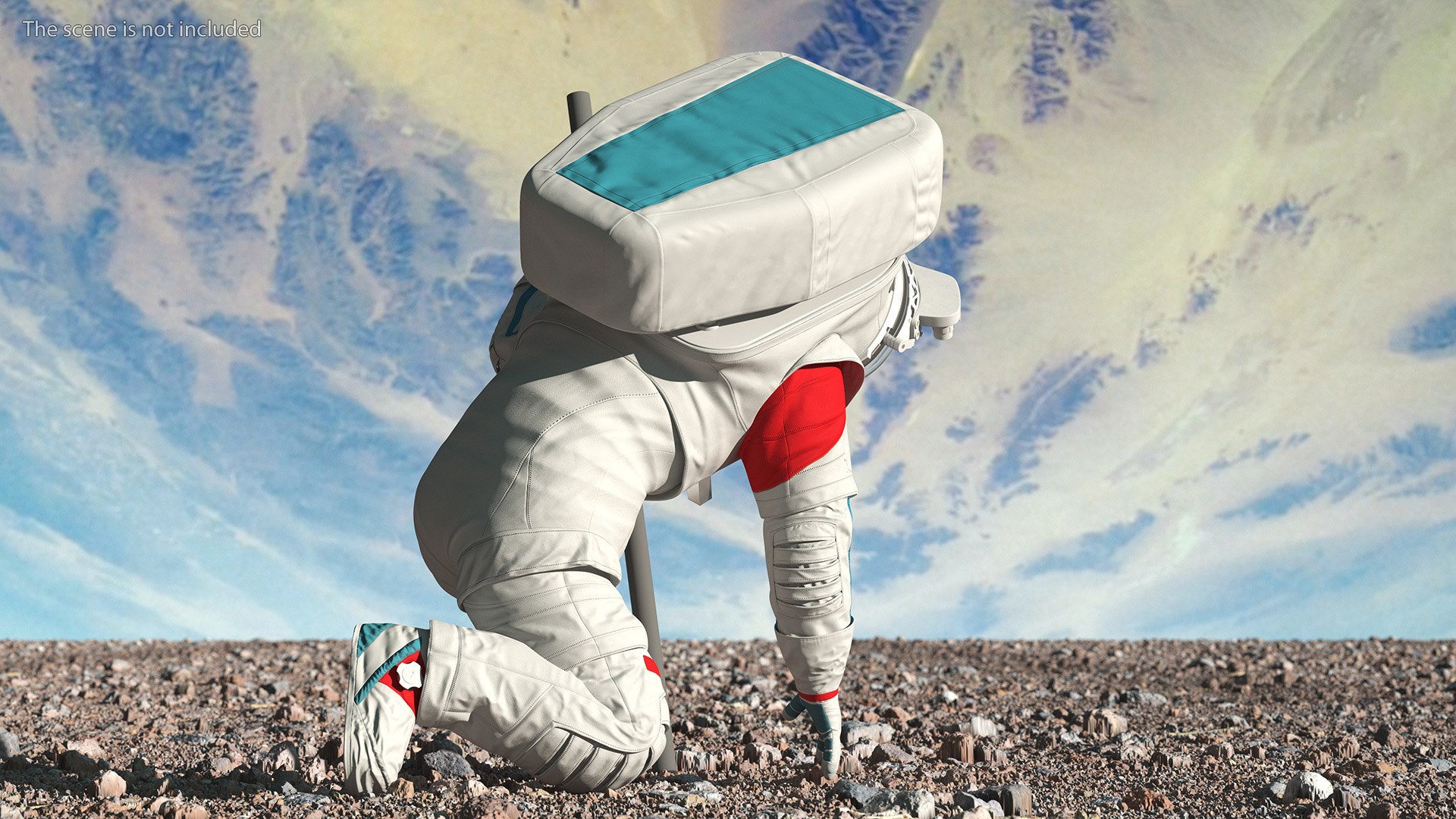 3D Next Gen Spacesuit On Astronaut Crawling Pose Fur - TurboSquid 2113675