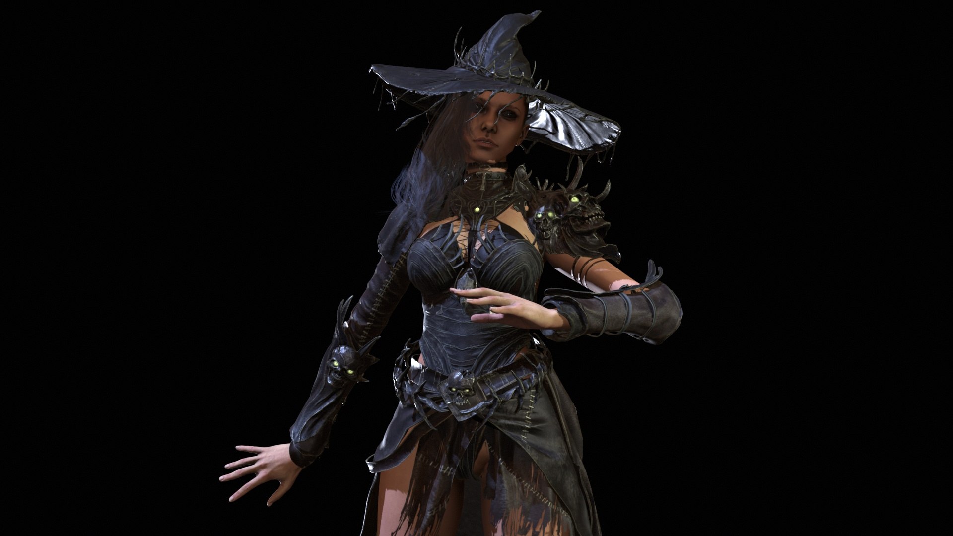 3D Witch - TurboSquid 2434086