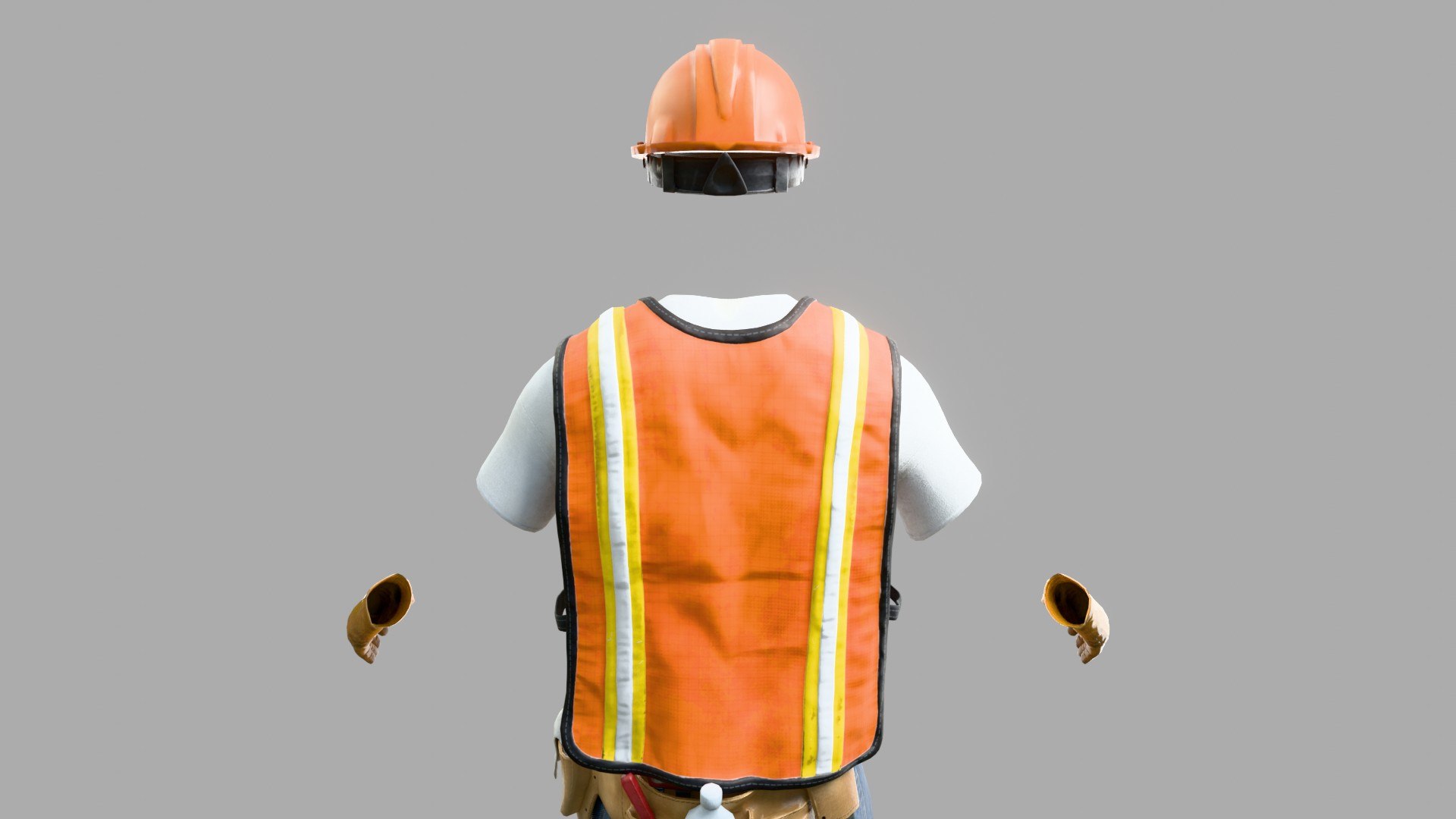 Construction Worker Outfit 1 Model - TurboSquid 2384004