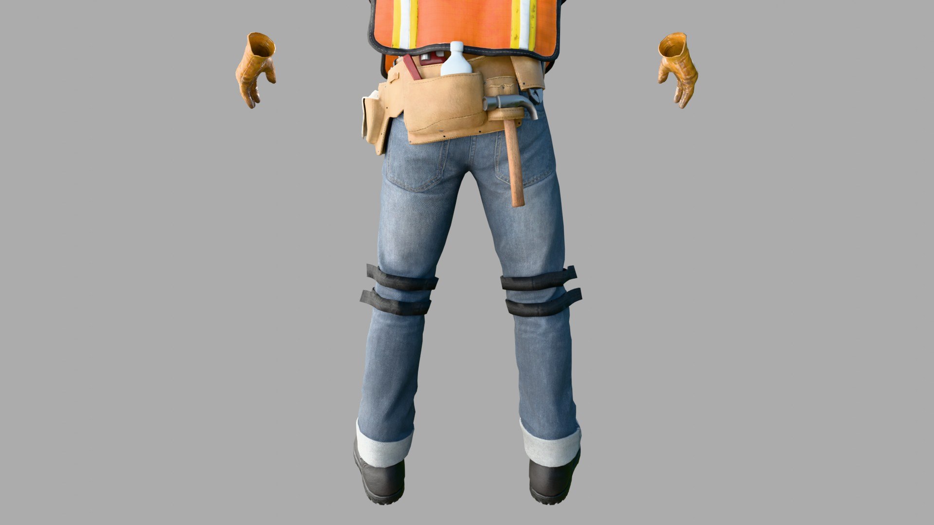 Construction Worker Outfit 1 Model - TurboSquid 2384004